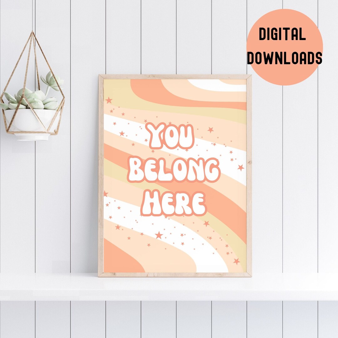 Retro Classroom Digital Download Posters Groovy Pastel Classroom Decor ...