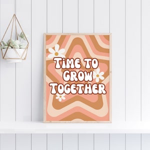 Retro Classroom Digital Download Posters Groovy Pastel Classroom Decor ...