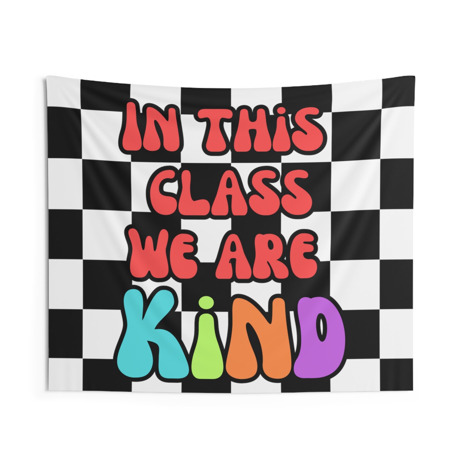 Retro Classroom Decor Bright Rainbow Classroom Decor Indoor Wall ...