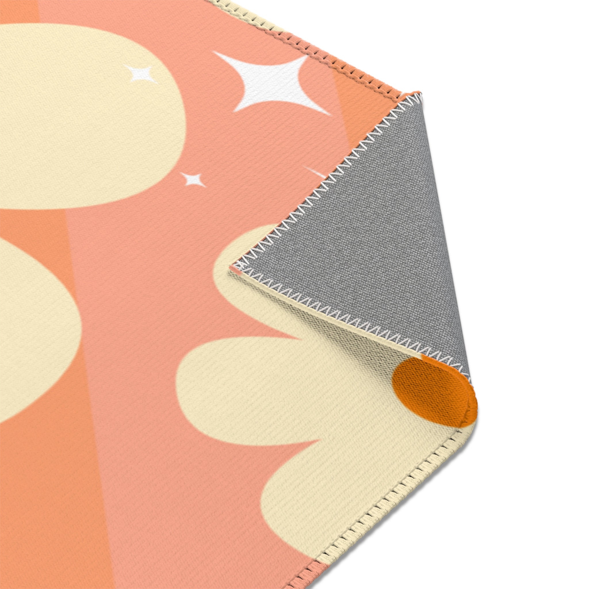 Rug for Classroom Area Rug Retro Flower Classroom Decor Retro Groovy ...