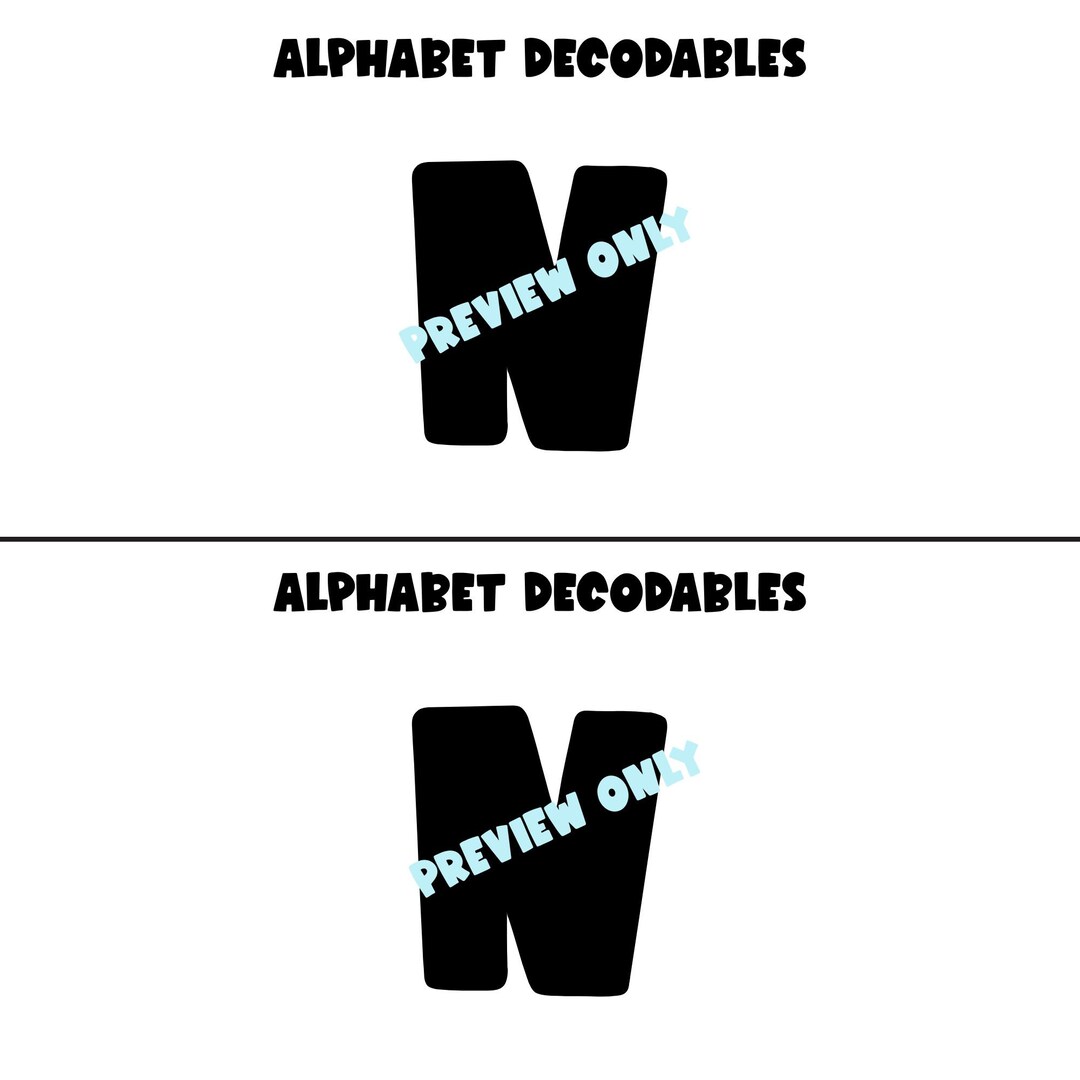 Alphabet Decodable Book for Kindergarten Letter N Reader for Preschool ...