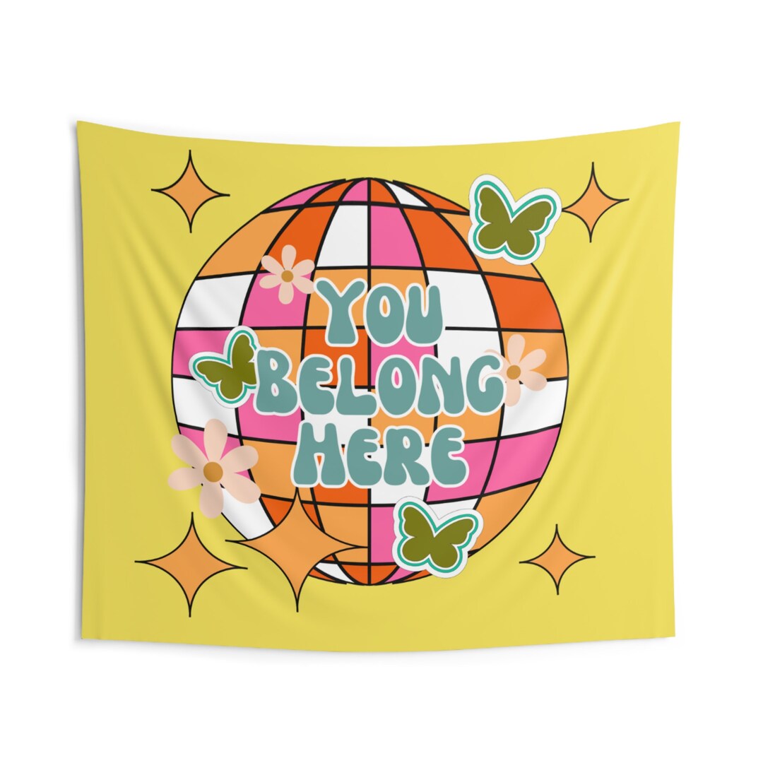 Retro Classroom Decor Calm Decor Indoor Wall Tapestry Uplifting ...