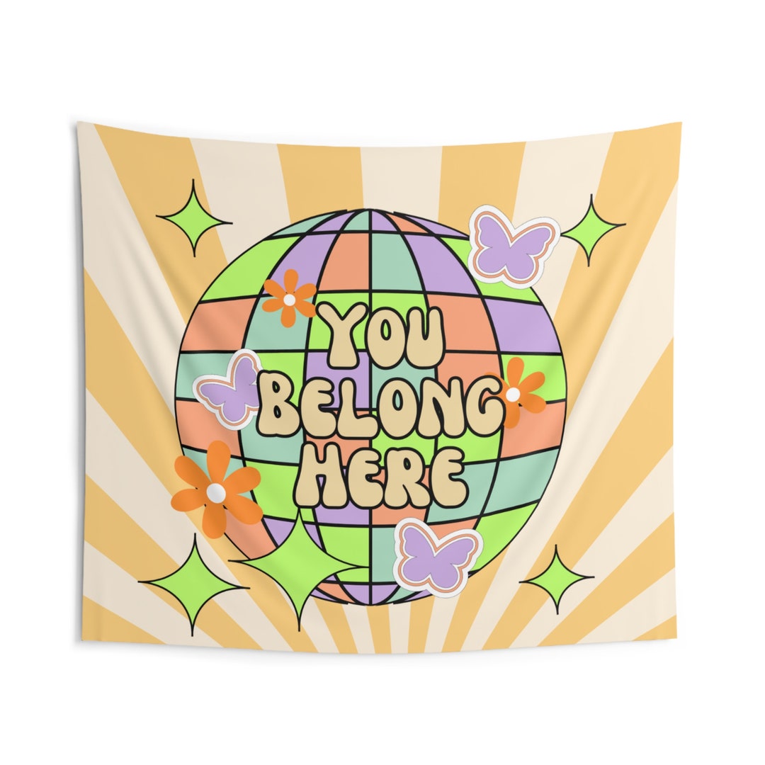 Retro Classroom Decor Pastel Decor Wall Tapestry Calm Classroom Decor ...