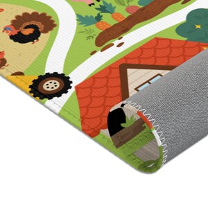 Farm Play Rug for Kids Room Area Rug for Children Farm Area Carpet ...