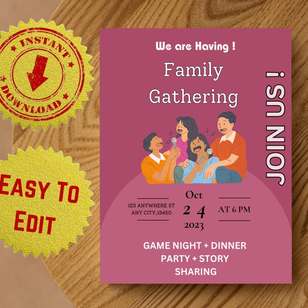 Family Gathering - Etsy