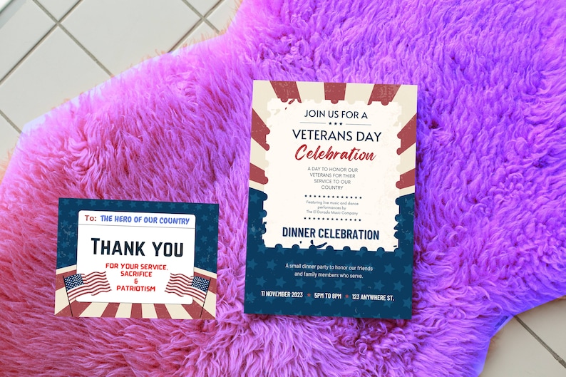 Editable Veterans Day Special Pack Including flyer Post - Etsy