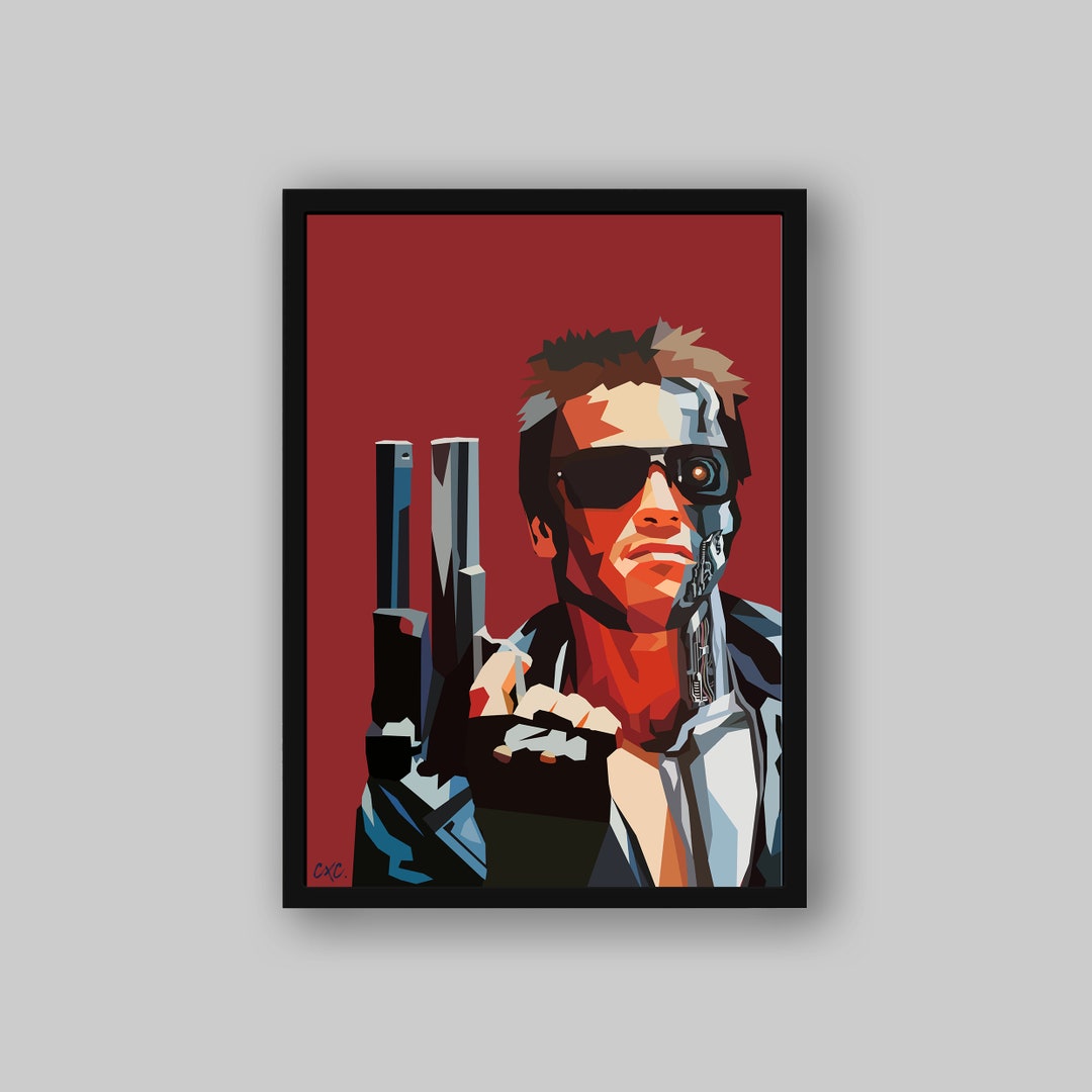 Terminator Poster: Judgment Day 2 - Geometric Artwork (DIGITAL DOWNLOAD ...