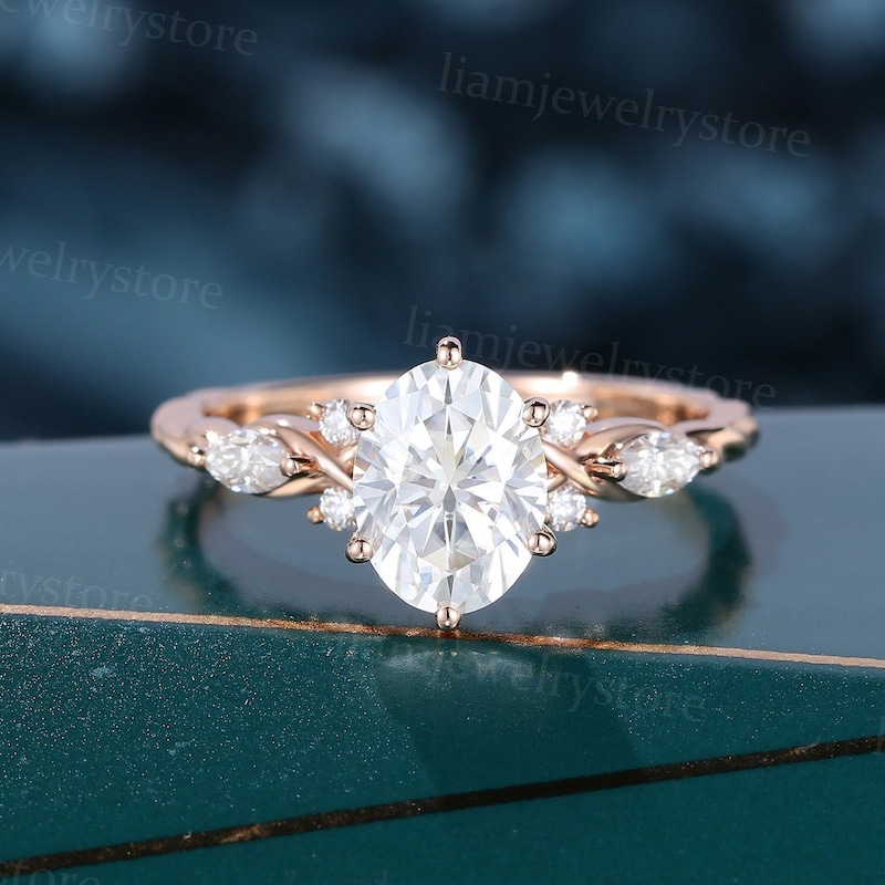 Antique Lab Grown Rings - Etsy