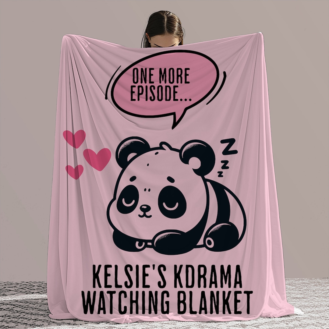 Personalized Kdrama Pink Blanket | Korean Drama | Kdrama Blanket ...