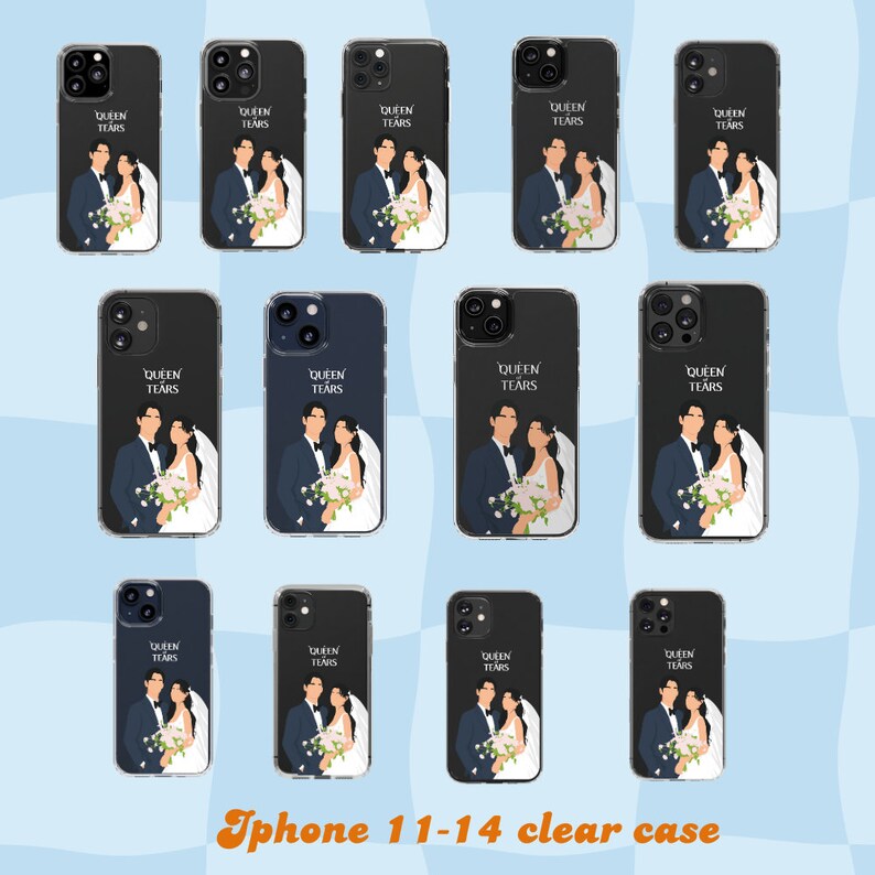 Queen of Tears iPhone Clear See Through Case Kdrama Phone Case Kdrama ...