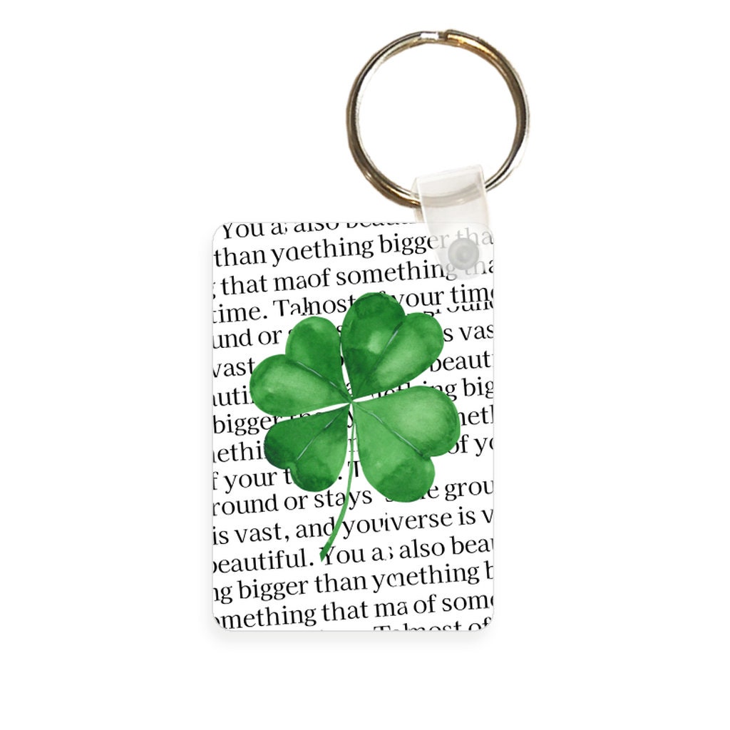 Queen of Tears 4 Leaf Clover Metal Keychain - Etsy