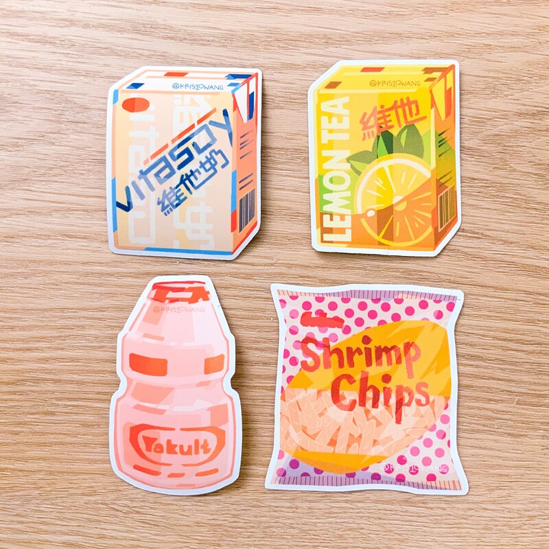 Japanese Snack Stickers - Etsy