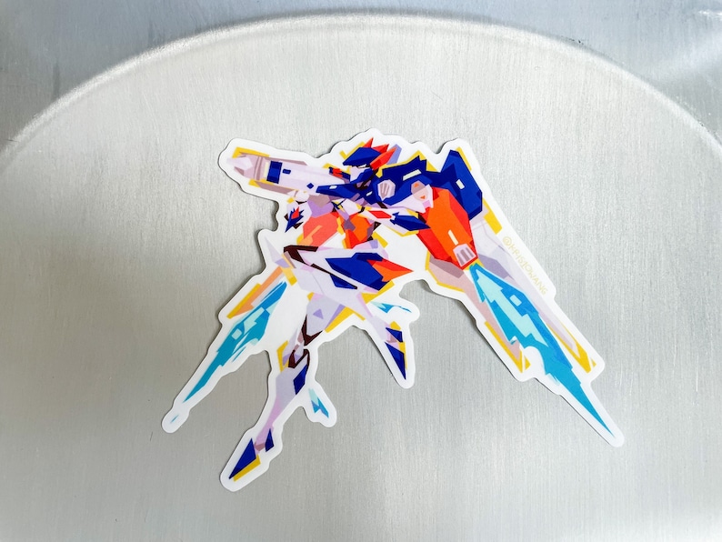 Pharah-mechaqueen Overwatch/ Vinyl Sticker 6x6 In - Etsy