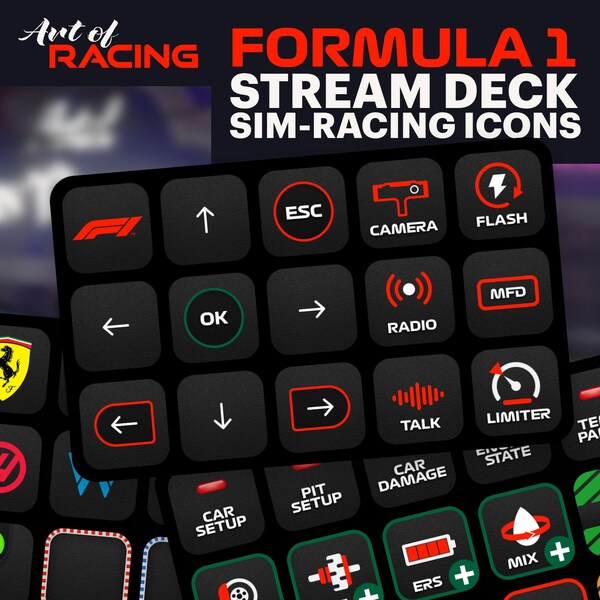 Stream Deck Racing Icons - Etsy New Zealand