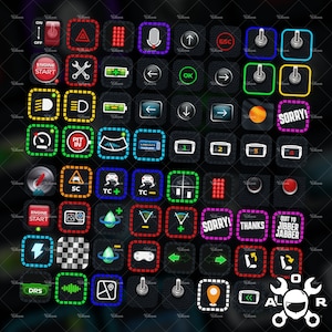 Stream Deck PRIME Pack Sim-racing Icons for Iracing, Assetto Corsa ...