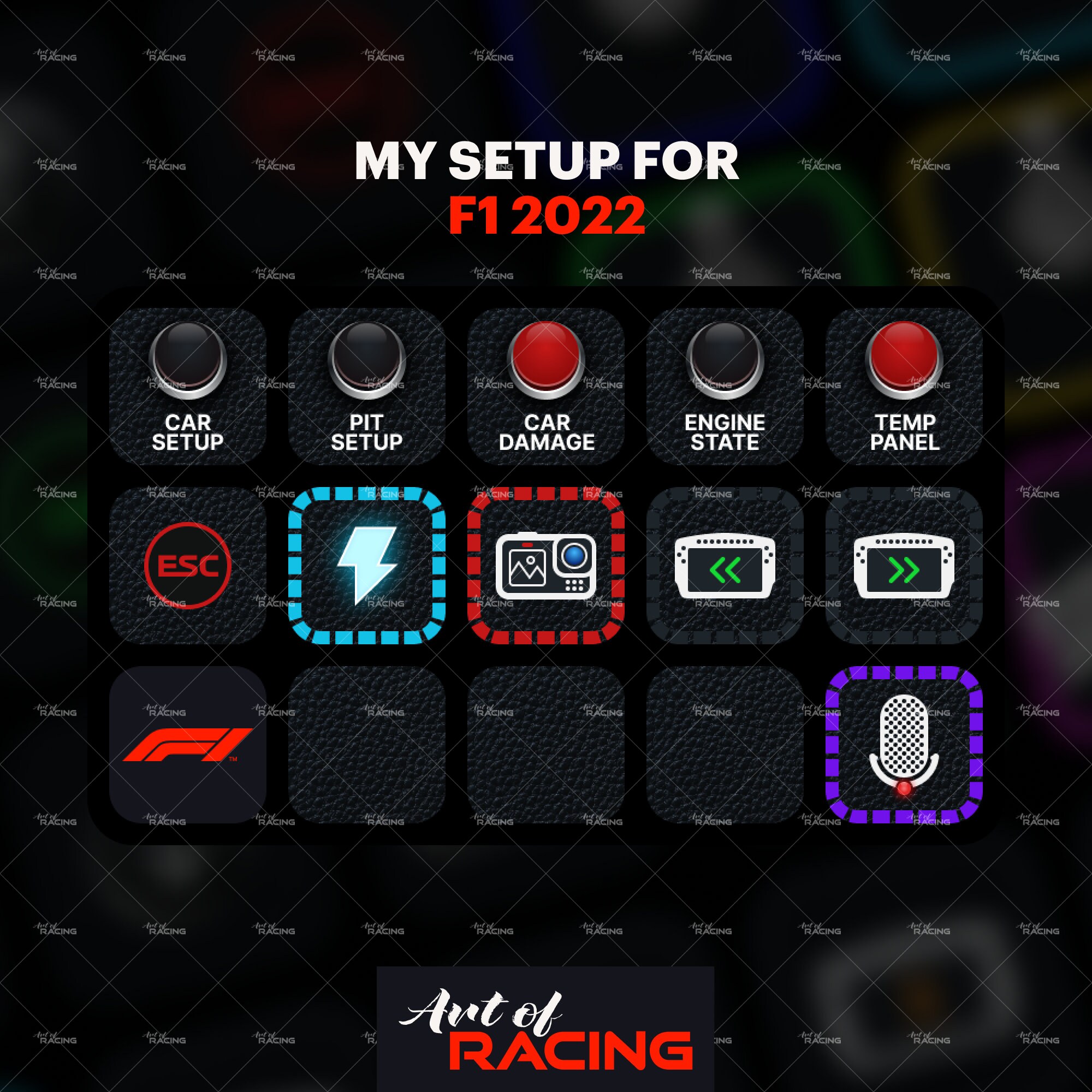 Stream Deck PRIME Pack Sim-racing Icons for Iracing Assetto - Etsy