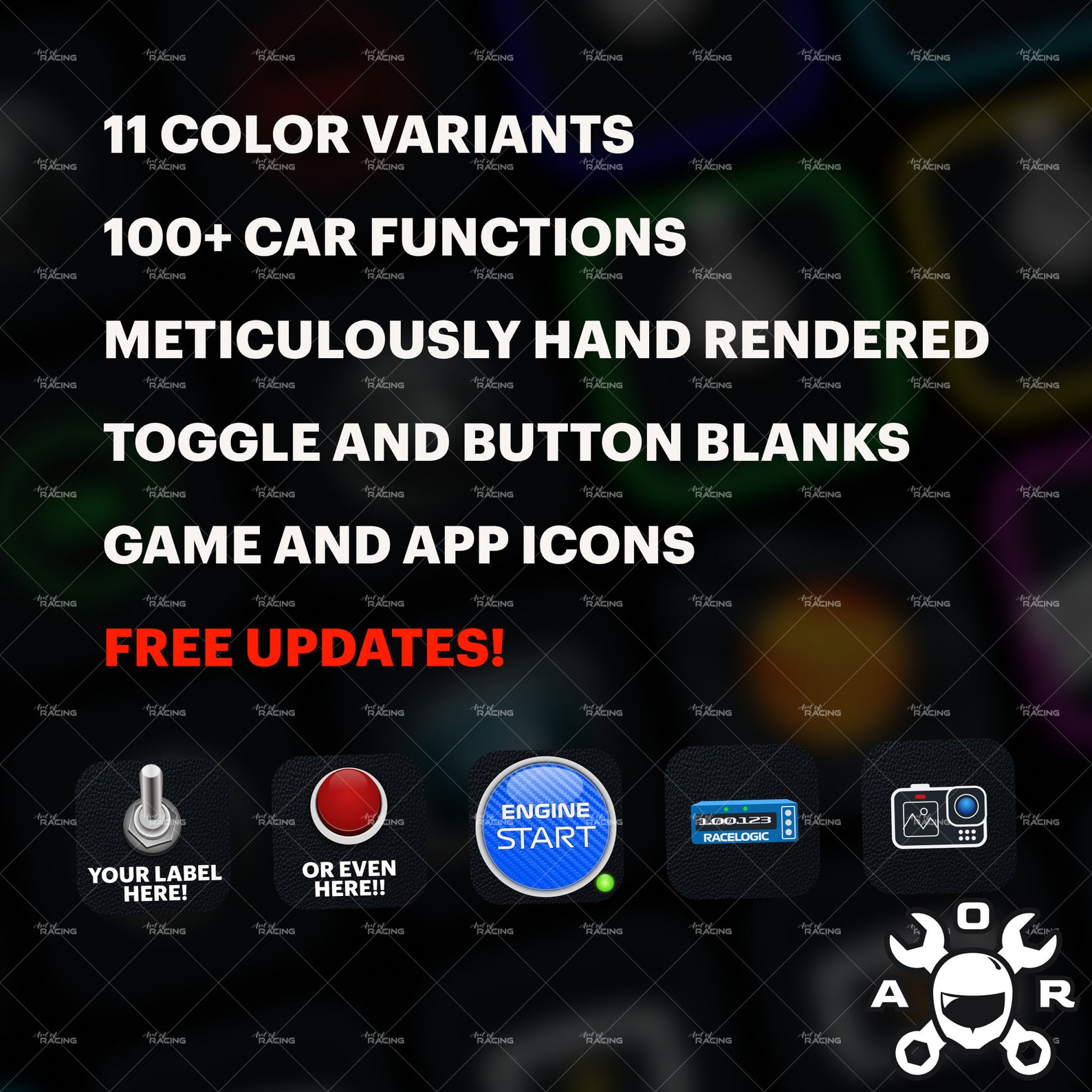 Stream Deck PRIME Pack Sim-racing Icons for Iracing, Assetto Corsa ...