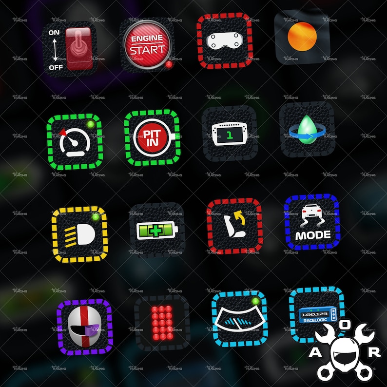 Stream Deck PRIME Pack Sim-racing Icons for Iracing, Assetto Corsa ...