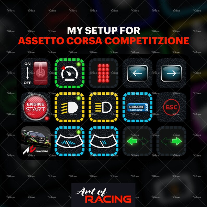 Stream Deck PRIME Pack Sim-racing Icons for Iracing Assetto - Etsy Canada