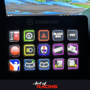 Stream Deck PRIME Pack Sim-racing Icons for Iracing Assetto - Etsy