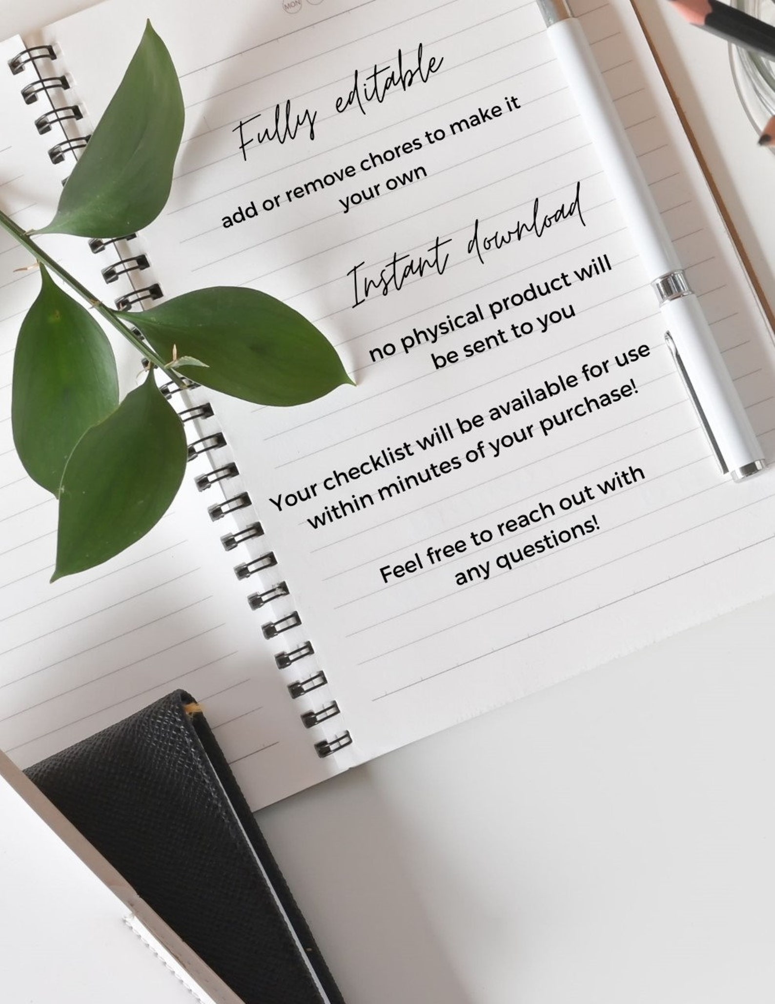 Simple Weekly Cleaning Checklist - Instant Download, Editable in Canva ...