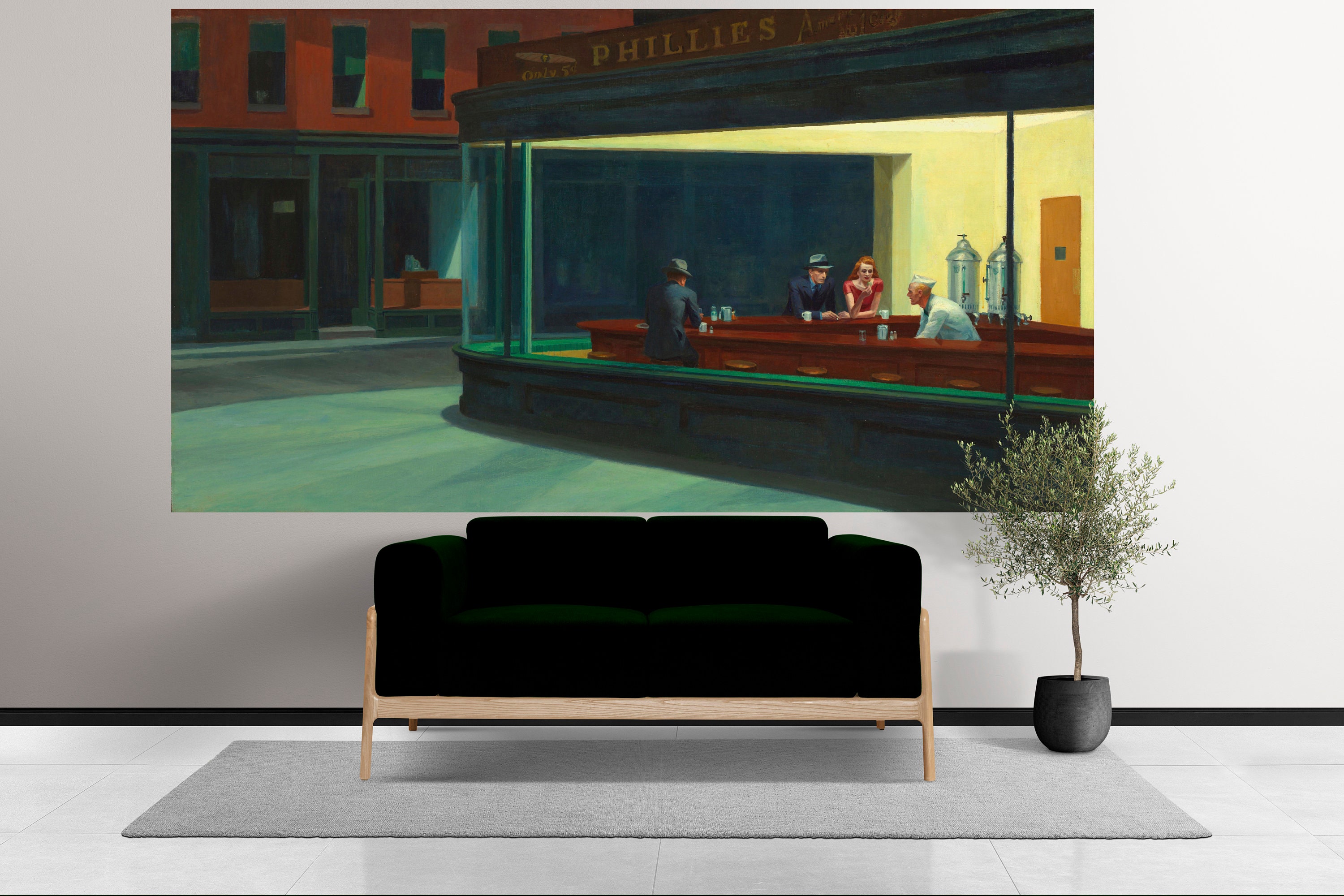 Nighthawks Edward Hopper High Resolution