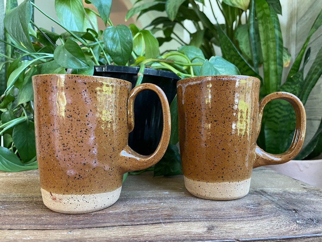14 Oz Neutral Handmade Pottery Mug - Etsy