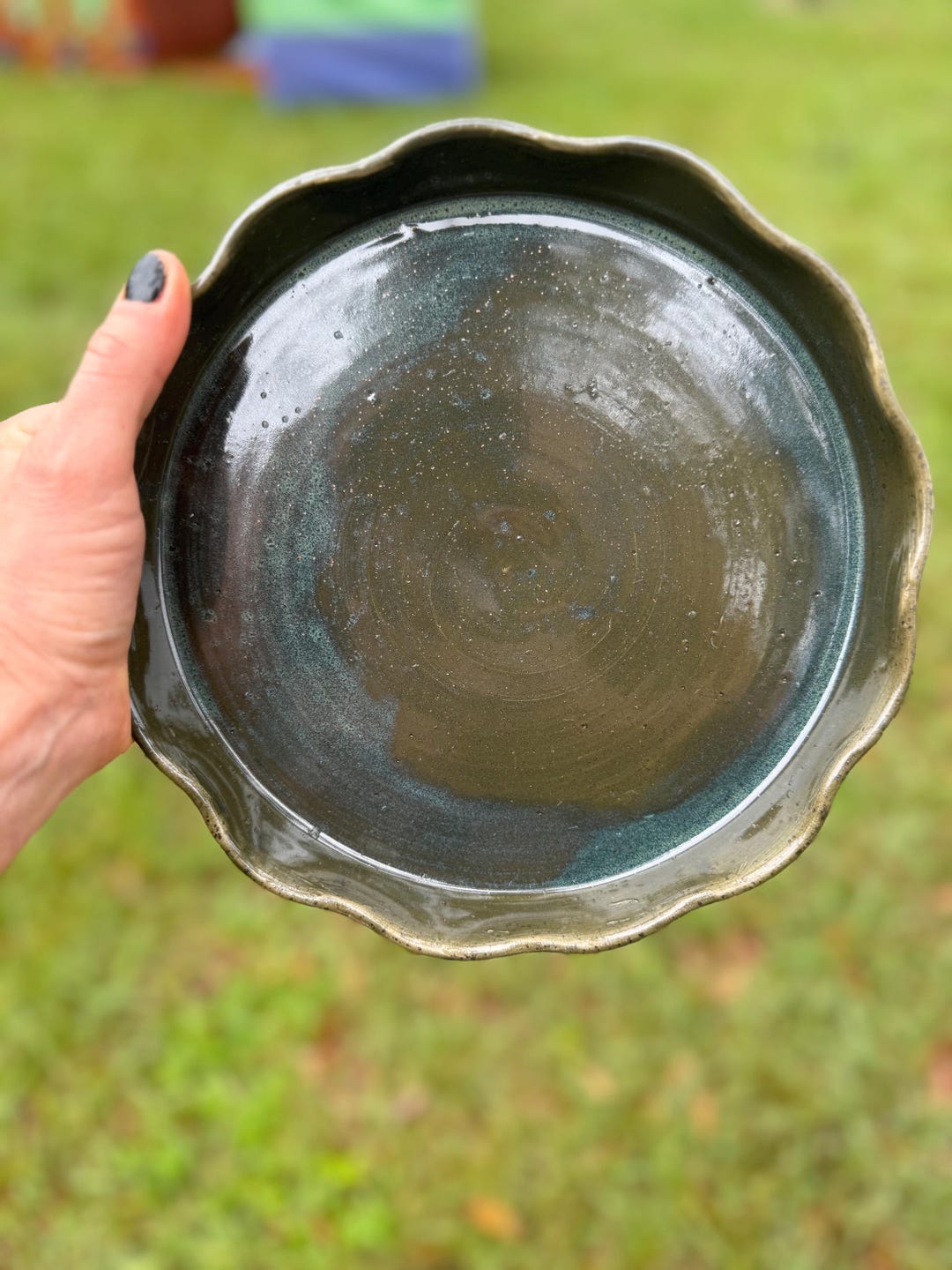 Pie Plate | Handmade Pie Plate | Pottery Pie Plate | Ceramic Pie Plate ...