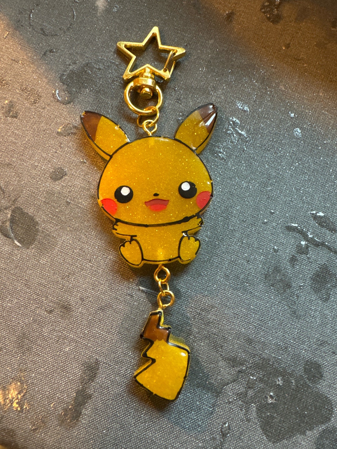 Pokemon Pikachu Keychain - Etsy