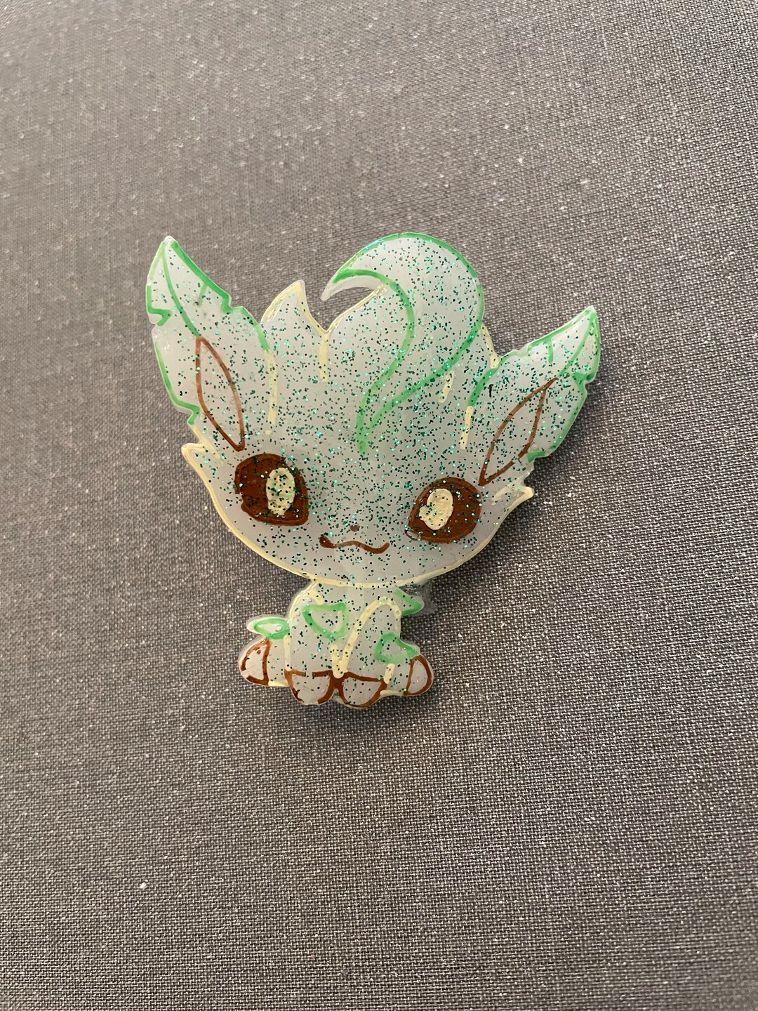 Pokemon Pin Leafeon - Etsy