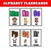 Printable Alphabet Flashcards, ABC Animal Flashcards, Letter Flashcards ...