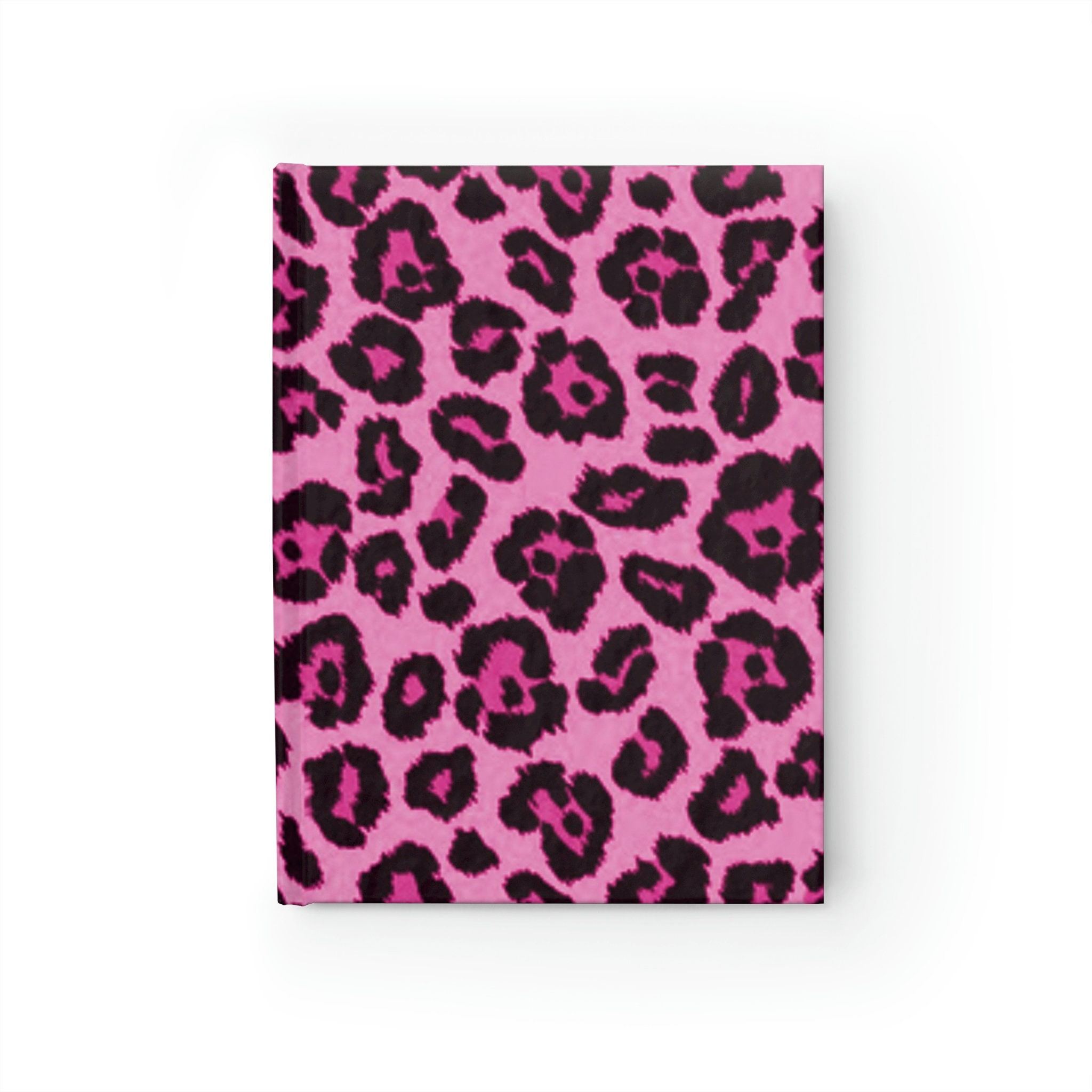 Pink Leopard Print Hardcover Journal: Lined or Blank Diary - Etsy