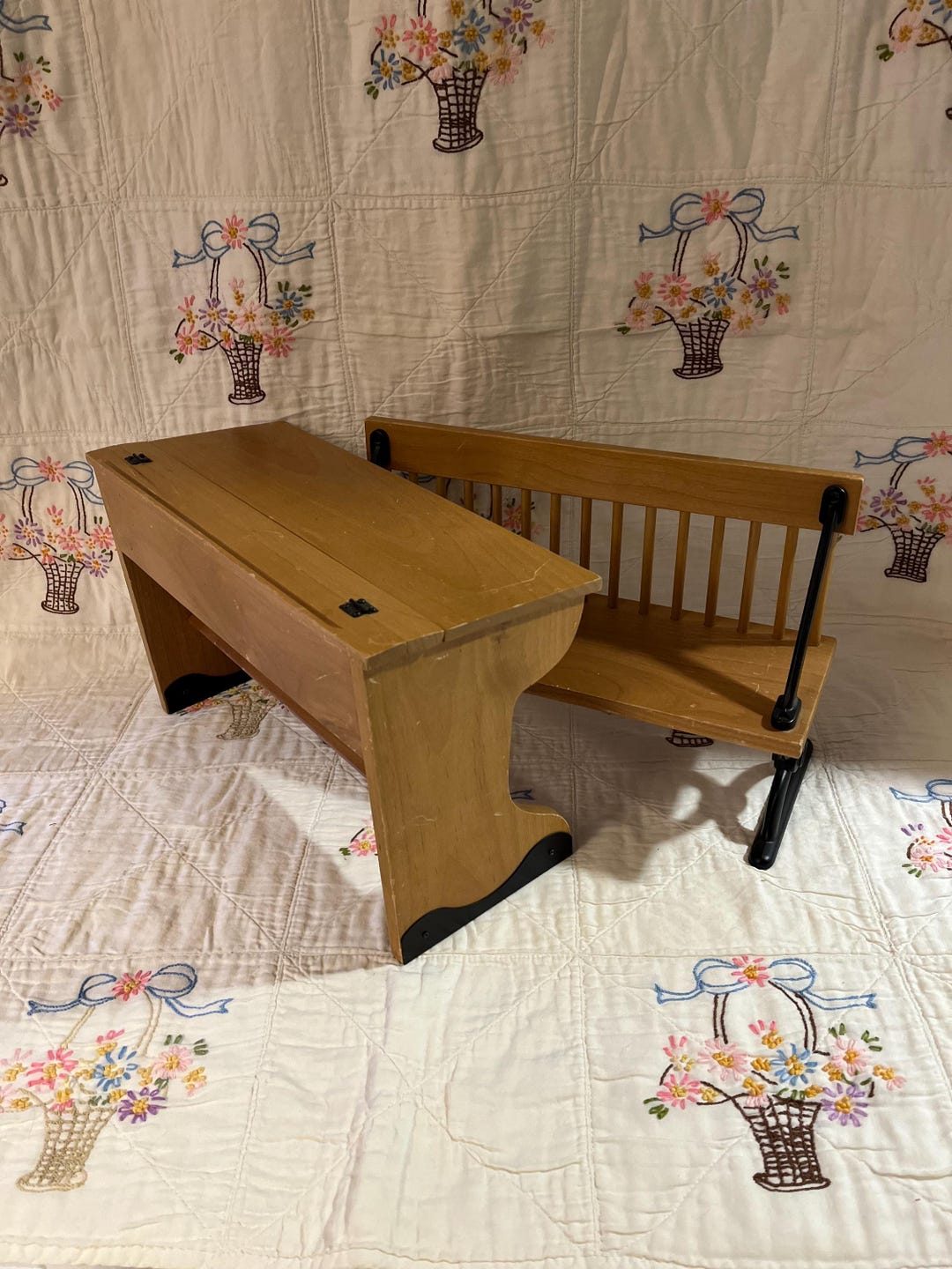 Addy School Desk and Bench. American Girl Pleasant Company. Retired ...