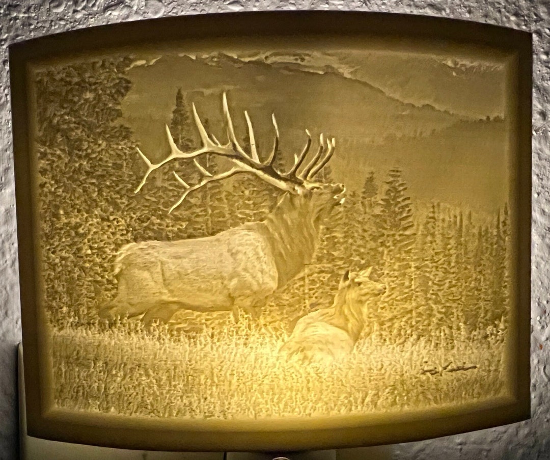 ELK Night Light - Etsy