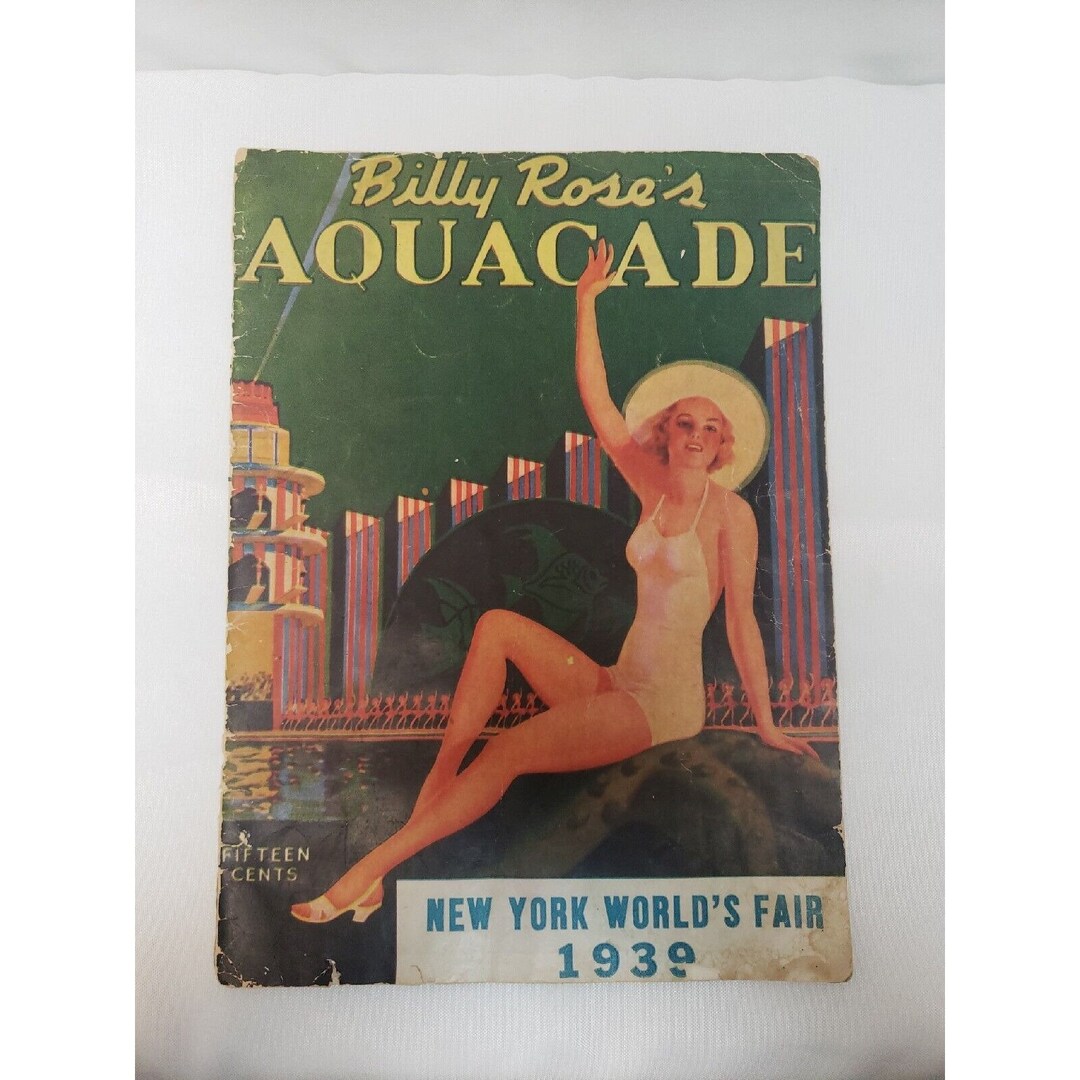 1939 New York World's Fair Booklet Billy Roses Aquacade - Etsy