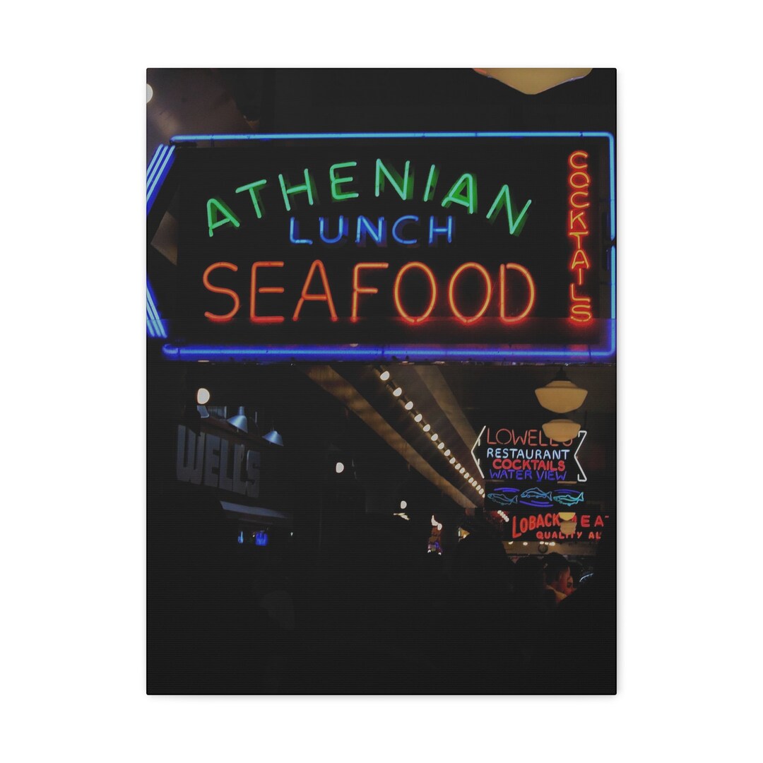 Inside Pike Place Market Canvas Wall Art - Etsy