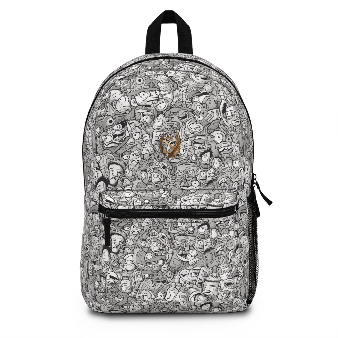 Cartoon Character Backpack - Etsy