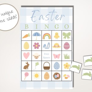 Easter Bingo Printable Easter Bingo Game for Kids Classroom Bingo Kids ...