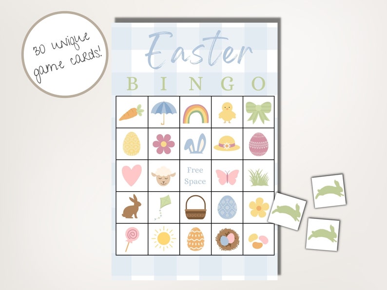 Easter Bingo Printable Easter Bingo Game for Kids Classroom Bingo Kids ...