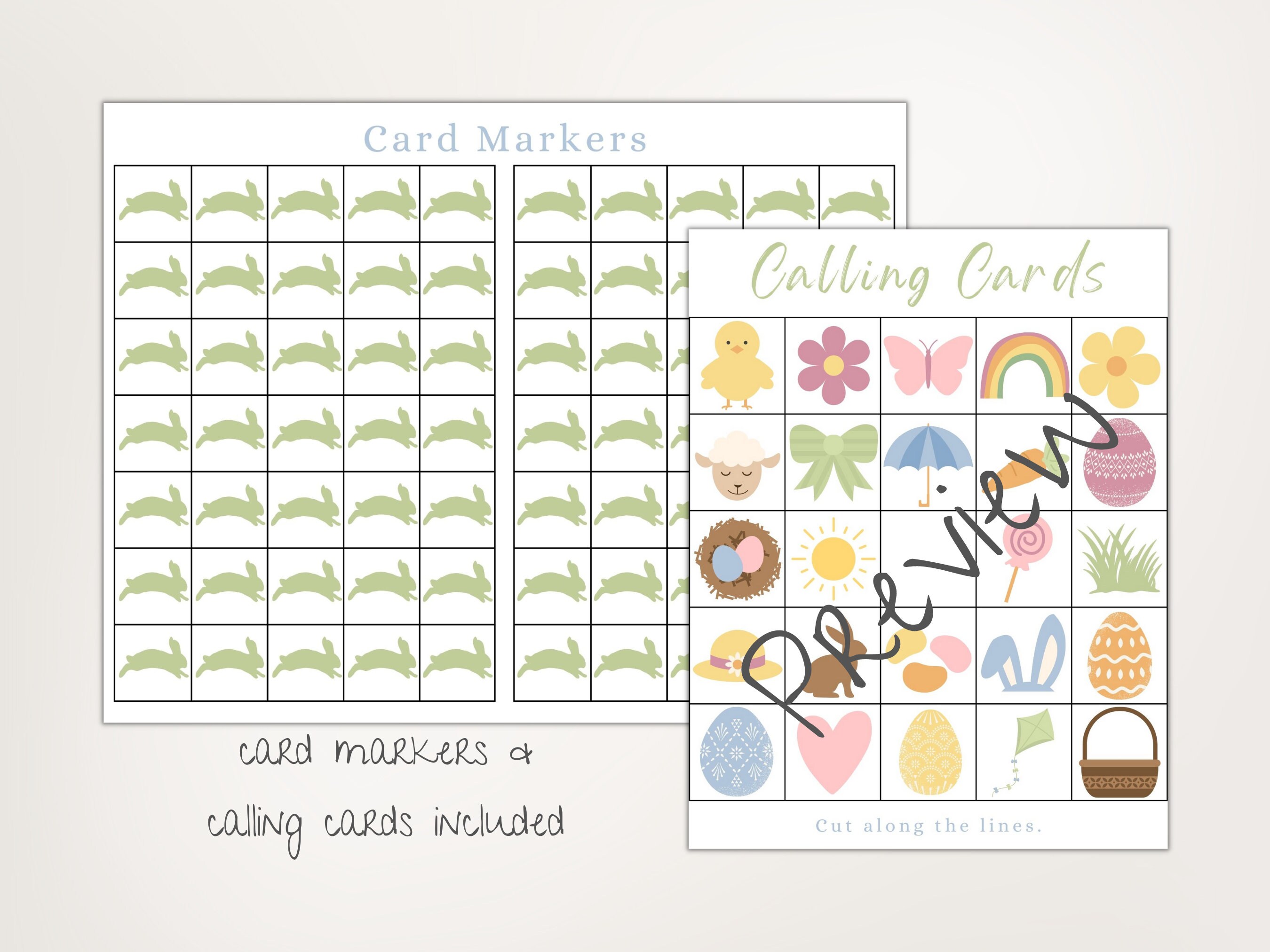 Easter Bingo Printable Easter Bingo Game for Kids Classroom Bingo Kids ...