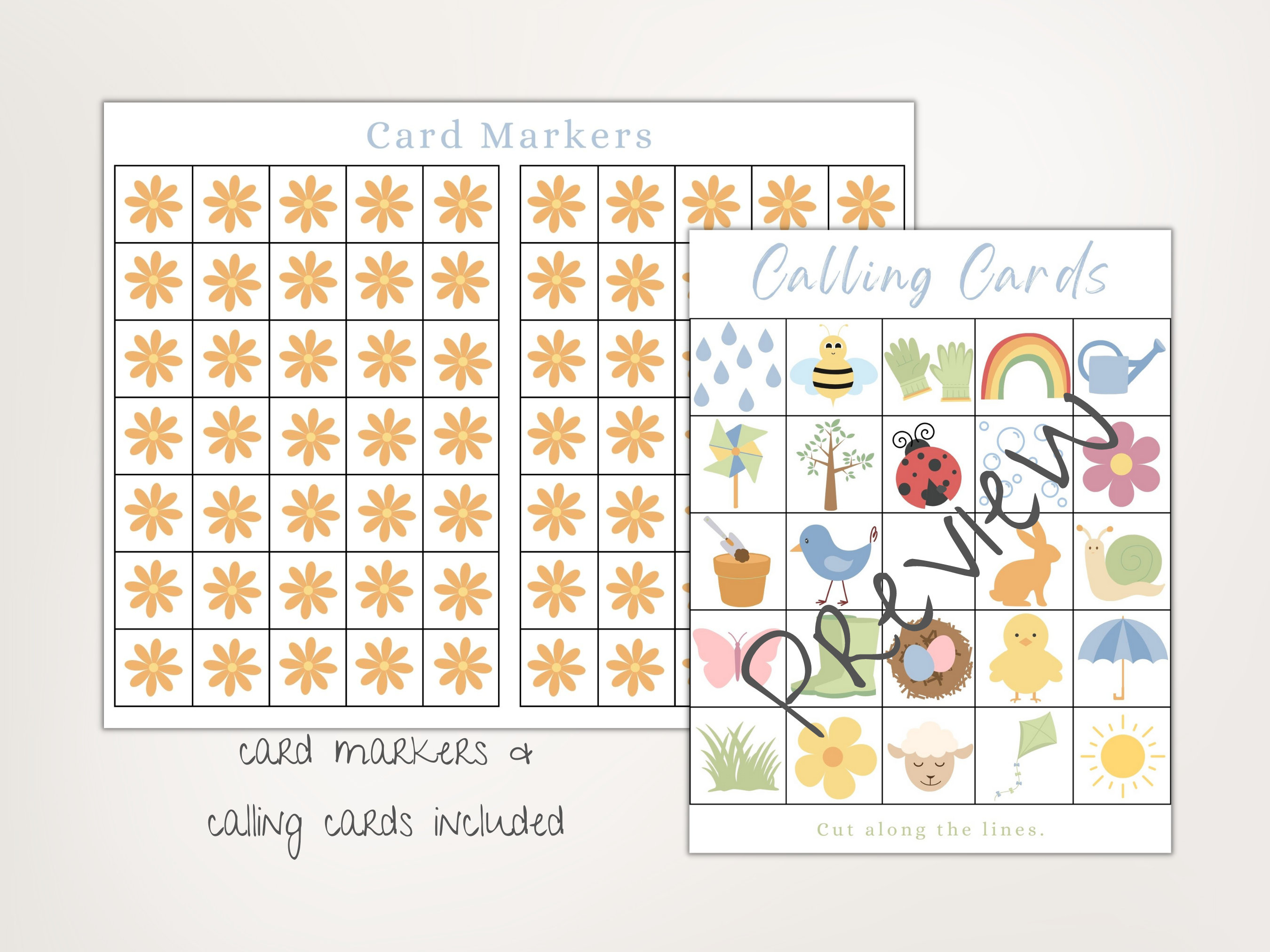 Spring Bingo Printable Spring Bingo Game for Kids Springtime Bingo Kids ...