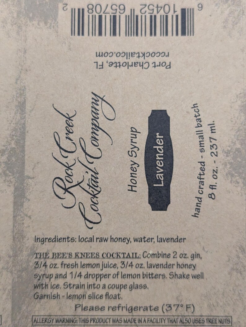 Lavender Honey Syrup - Etsy