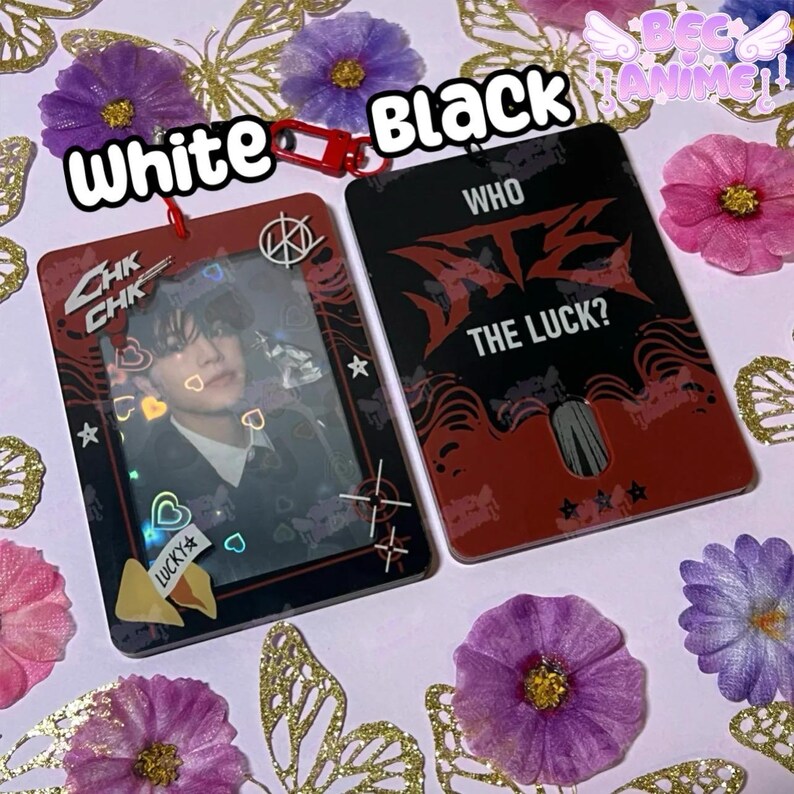 ATE Acrylic Photocard Holder Keychain || SKZ Inspired - Etsy