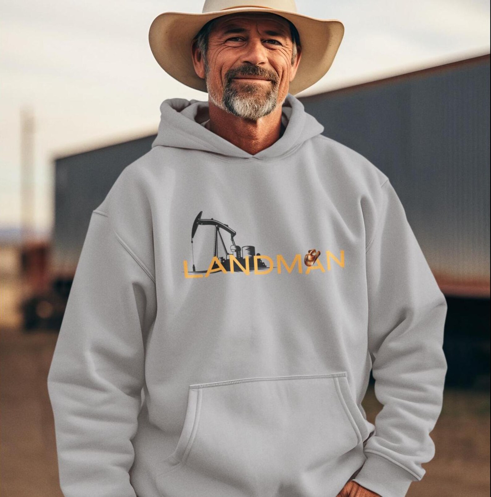 Landman Oil Rig T-shirt: Retro Oil Field Worker Gift - Etsy