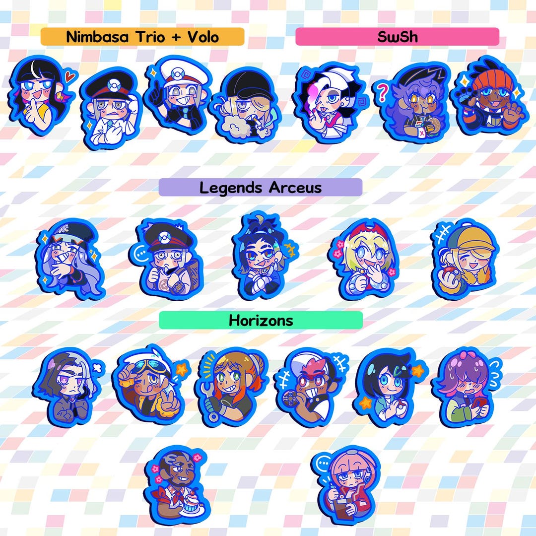 Sodapop Holo Pokemon Stickers - Etsy
