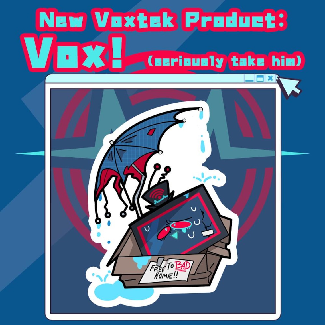 Voxtek Vox in a Box (sticker) - Etsy
