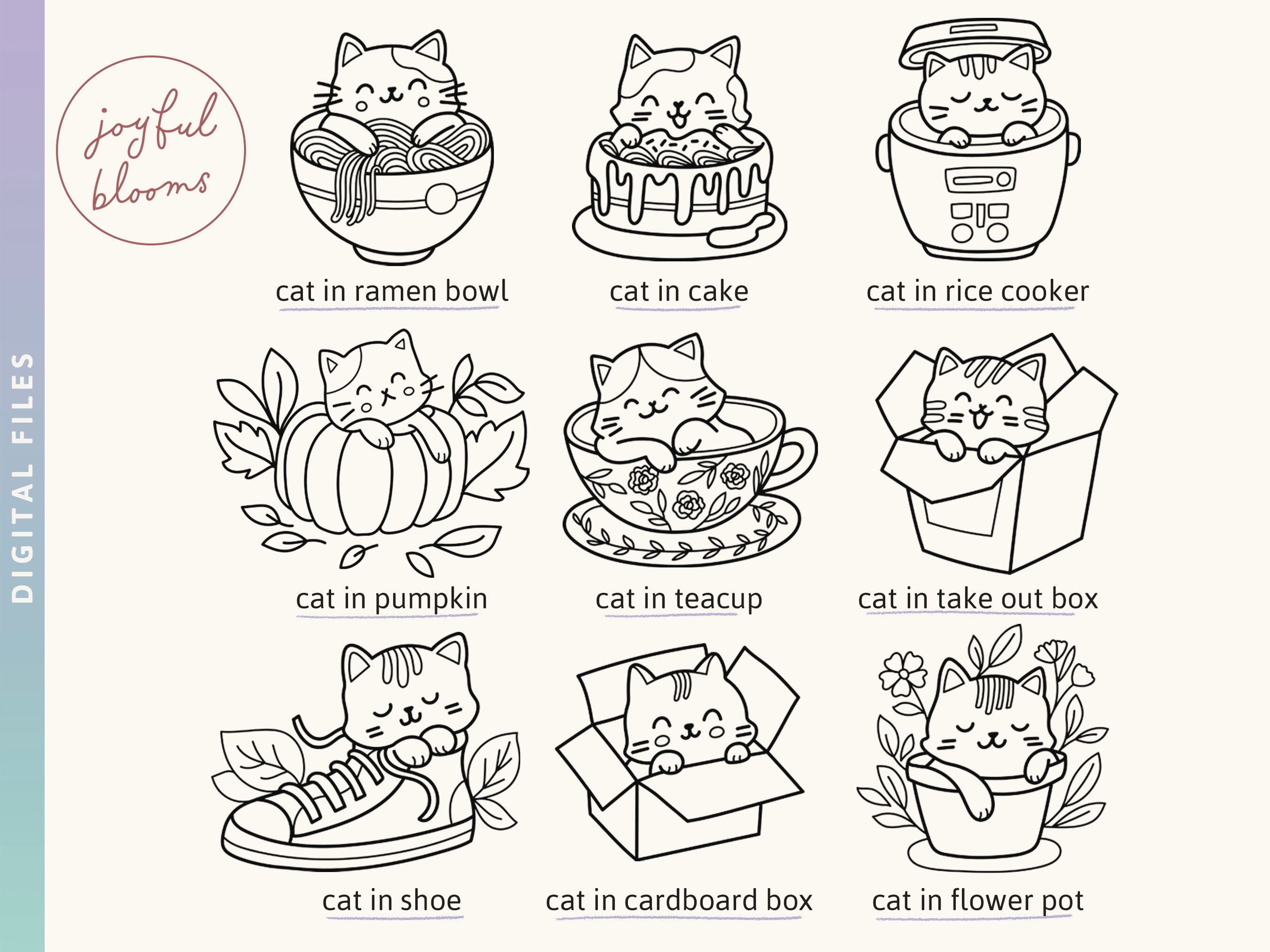 Purrfectly Cozy Bundle SVG PNG DXF Cut Files Cricut Silhouette 16 ...