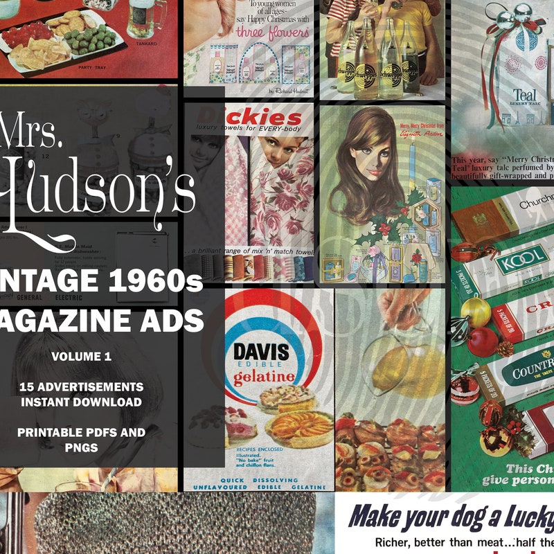 Vintage Magazine Ads - Etsy