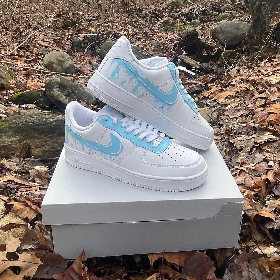 Custom Hand-painted Air Force 1s - Etsy