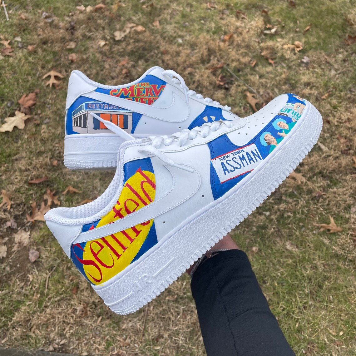 Custom Hand-painted Air Force 1s - Etsy